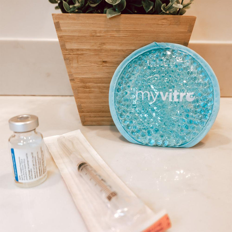 Plush Hot + Cold Pack for easing fertility treatment injections